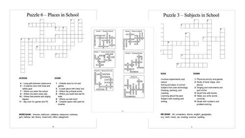 Back-to-School Crossword Puzzle Bundle for Grades 3–6 | Printable PDF ...
