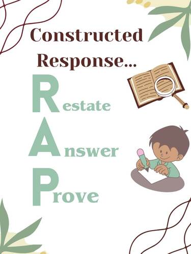 RAP-Anchor Chart for Constructed Responses by Teach on the Brighter Side