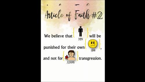 Articles of Faith Made Easy - INSTANT DOWNLOAD by TimeSavors | TPT