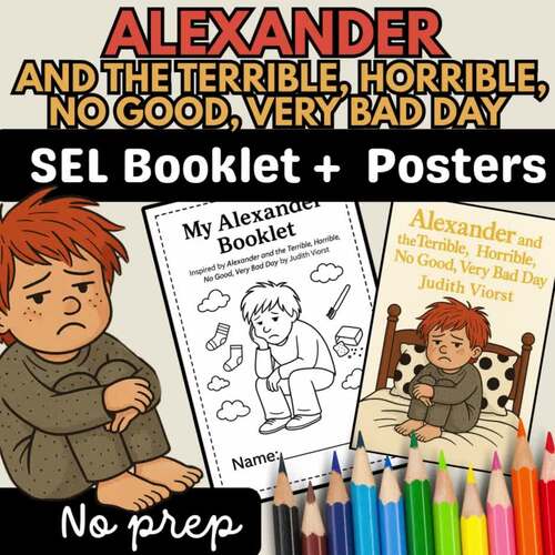 Alexander and the Terrible, Horrible, No Good, Very Bad Day Activities SEL