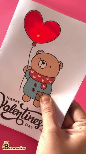 Valentine paper circuit card STEM activity by Bee a maker | TPT