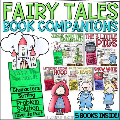 Fairy Tale Unit with Read Aloud Comprehension, Book Companions ...