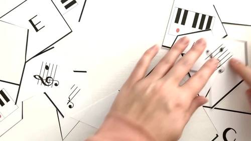 Rhythm Puzzle Pieces Matching Game for Music Centers by Becca's Music Room