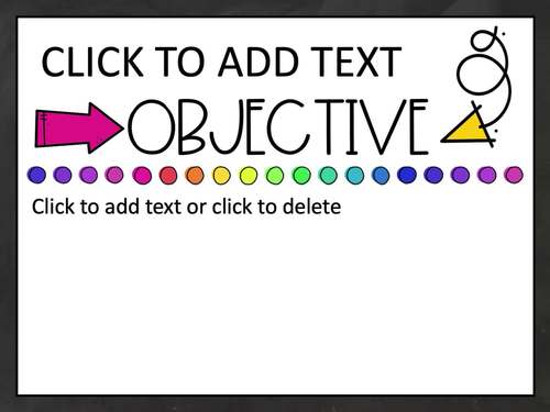 Learning Objective Posters by The Classroom Corner | TPT