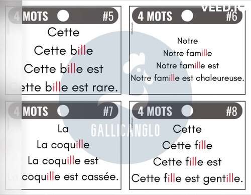 FRENCH Lecture fluence Reading fluency practice VOL20 trigraphes ILL ...