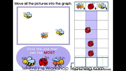 Boom Cards Math Graphing and Data Digital Task Cards Distance Learning