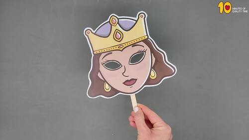 Queen Esther Mask by 10 Minutes of Quality Time | TPT