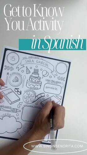 Spanish Get to Know You Activity by SinginSeñorita | TPT