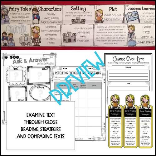 Cinderella Fairy Tales Compare and Contrast | Distance Learning | TPT