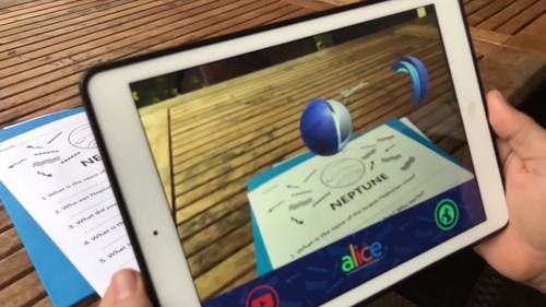 Augmented Reality Neptune Worksheet by Leap With Alice | TpT