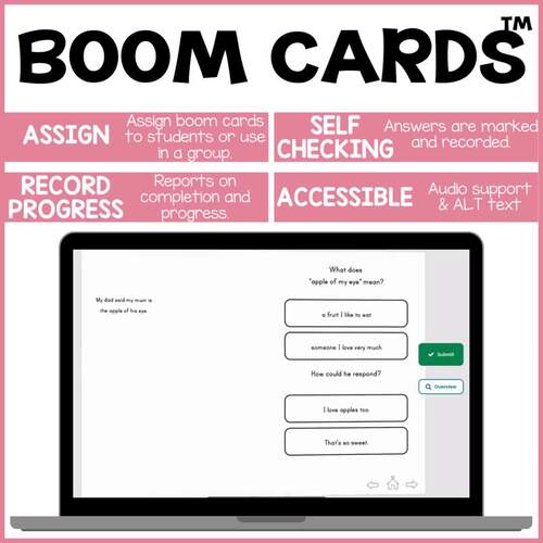 Valentine's Day Figurative Language - Pragmatic Language Skills Boom ...