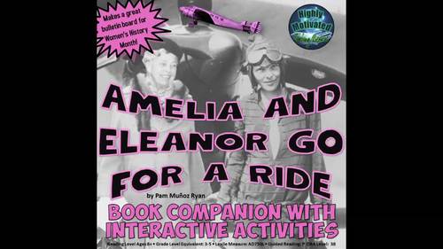 Amelia & Eleanor Go For A Ride Book Companion w/ Interactive Notebook ...