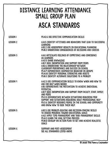 Improving Distance Learning Attendance 6 Week Small Group Plan ...