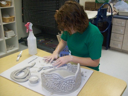 Ceramic Coil Pot 3-Adding Open Coiling by ArtCyDust | TPT