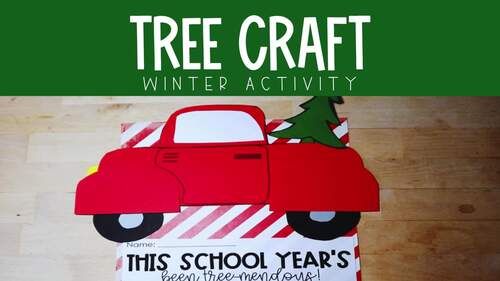 Christmas Truck Winter Bulletin Board & Display | Holiday Craft + Writing