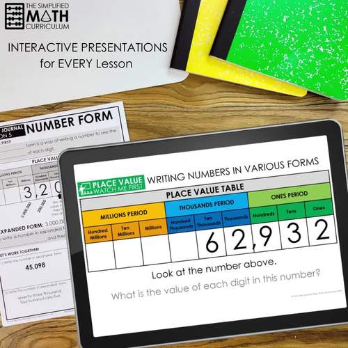 The Simplified Math Curriculum for 4th Grade | ENTIRE YEAR BUNDLE
