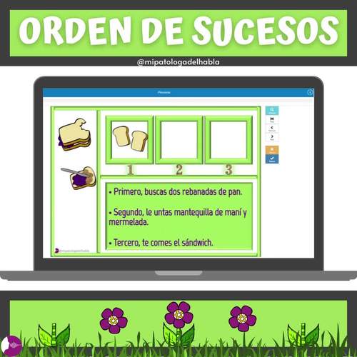 Orden de Sucesos Order of Events Spanish Boom Cards by Mi Patóloga del ...