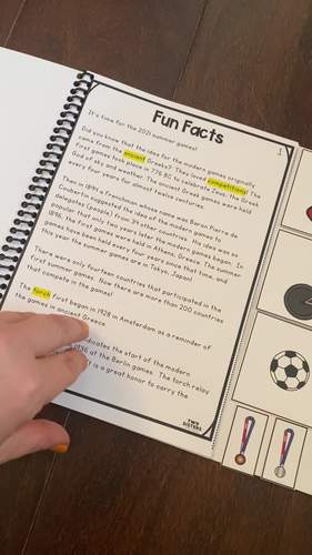 Summer Games | Tokyo 2021 Interactive Book | Basic Positional Concepts