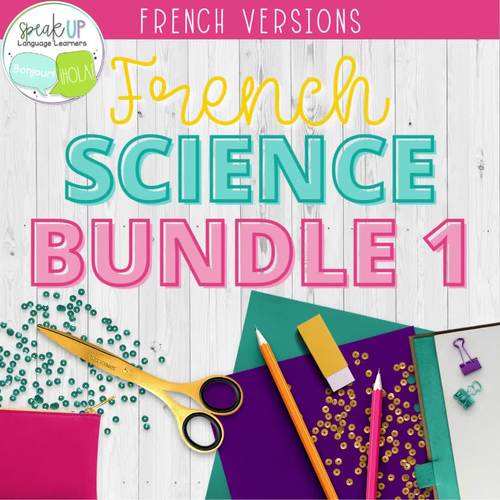 French Science Bundle - Printable & Digital Boom Cards with Audio ...