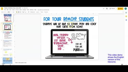 Digital Mothers Day Card | ENGLISH FRENCH SPANISH BUNDLE | Google ...