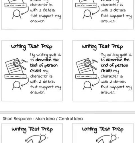 NYS ELA Test Prep Goals - Printable Sticky Notes - TC Inspired | TPT