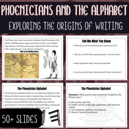 Phoenicians and the Alphabet Presentation by Decadence School House