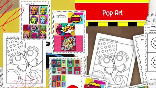 Pop art adventure: a colorful journey for young artists by Learn with Ms AD
