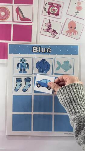 Colors Busy Book, Color Learning Binder for Toddlers & Preschoolers ...