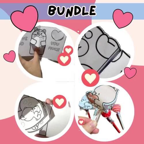 BUNDLE! Valentine's Day Craft – Fun & Creative Activities for Kids!