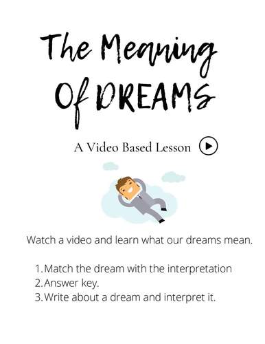 dreams topic ks2