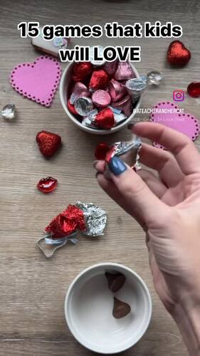 Valentines Day Minute To Win It Games | Valentine's Day Party | TPT
