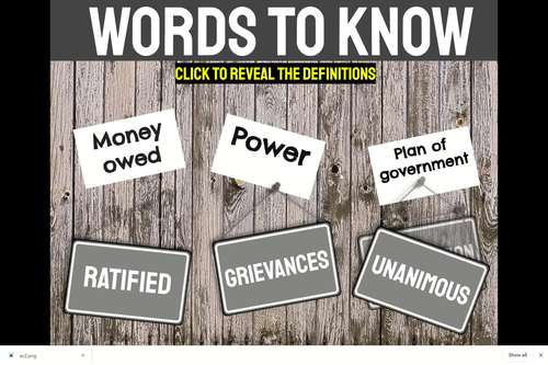 Articles of Confederation Interactive Google Slides™ | Distance Learning