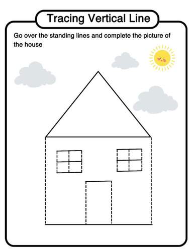 Tracing Lines for Fine Motor Control-English Language Arts-Writing
