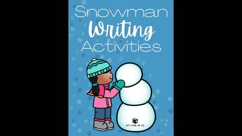 Snowman Writing Prompts by Happy Reading With Katie | TpT