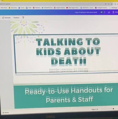 Grief Resource || Talking to Kids About Death Handout for Caregivers ...