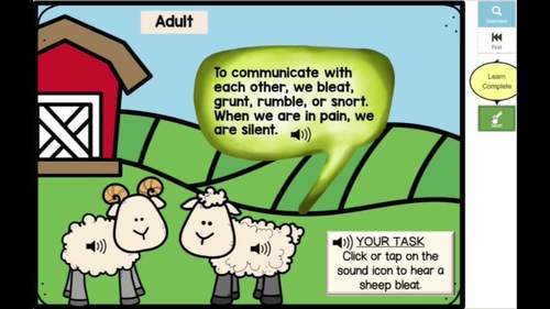 Sheep Life Cycle | Spring Mammal | Digital Boom Cards by Teach2Tell