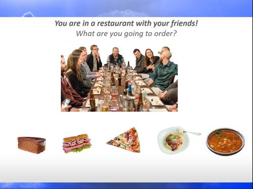 Ordering Food in a Restaurant / Complete ESL Lesson for Low (A2) Level ...