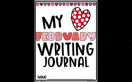 February Writing Journal by Elementary Littles | TPT