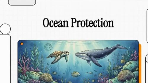 Oceans Protection Save Ocean | Posters Video PowerPoint | Earth Day ...