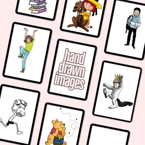 Back To School Classroom Decor Book Character Posters For Classroom Decoration 