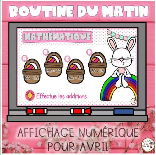 French April Morning Work | Routine du matin pour avril by Caroline ...