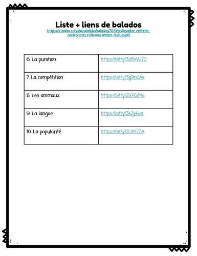 French podcast activities Les jeunes sages #6-10 Les balados | TPT