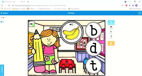 BOOM CARDS Back to School: BEGINNING SOUNDS Digital Resources by Ms Herraiz