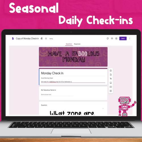 Daily Social Emotional Check In HOLIDAY BUNDLE SEL Forms Morning Meeting