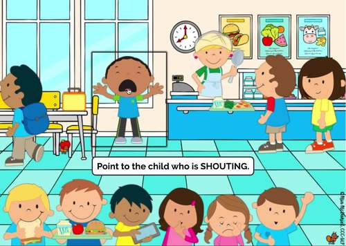 Distance Learning Action Verb Vocabulary (Level 3 Scenes) BOOM CARDS™