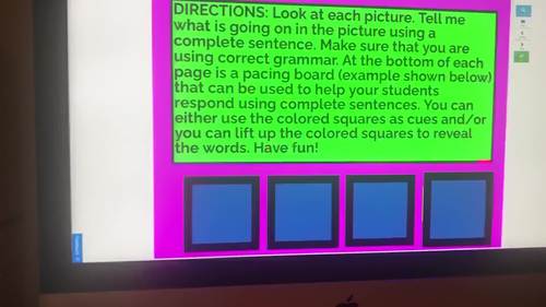 BOOM CARDS: What Are The Animals Doing? #19: Describing in Complete ...