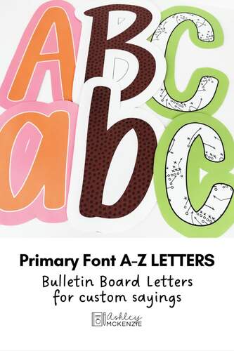 Thanksgiving Bulletin Board Letters Primary Font Football Bulletin ...