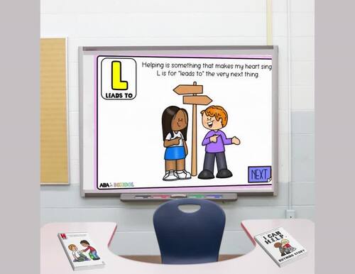 Kids Helping Others Worksheet - Social Story Asking Help and Kindness SEL