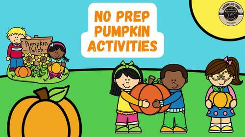 Fall Pumpkins Morning Worksheets Sub Plans PreK Kindergarten First ...