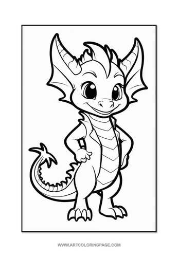 Dragon Coloring Pages Printable for Kids Vol 8: Dragon at Work | TPT